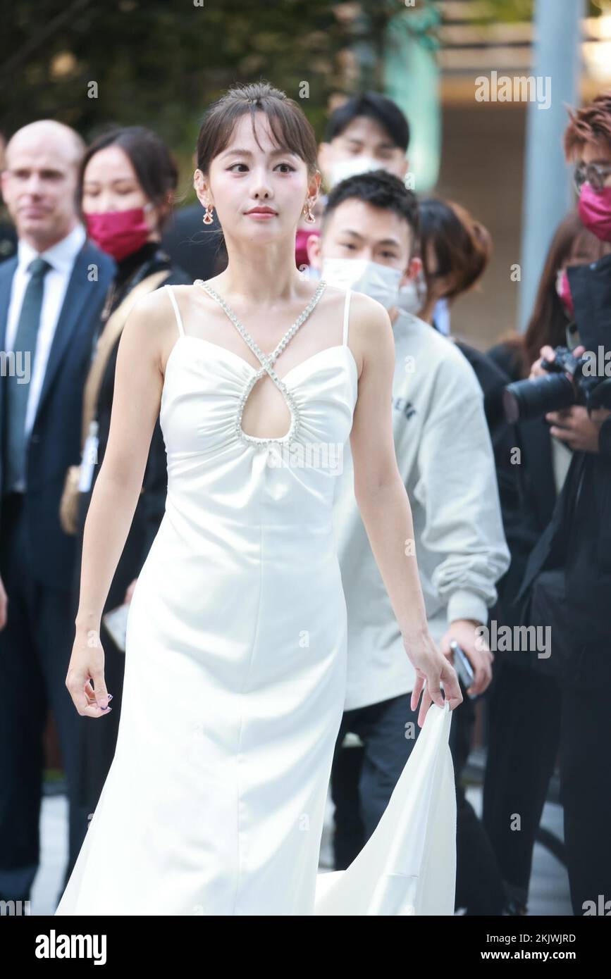 Chinese actress and singer Jenny Zhang attended the BVLGARI activity in ...