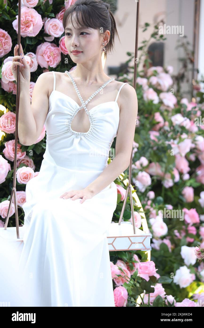 Chinese actress and singer Jenny Zhang attended the BVLGARI activity in ...