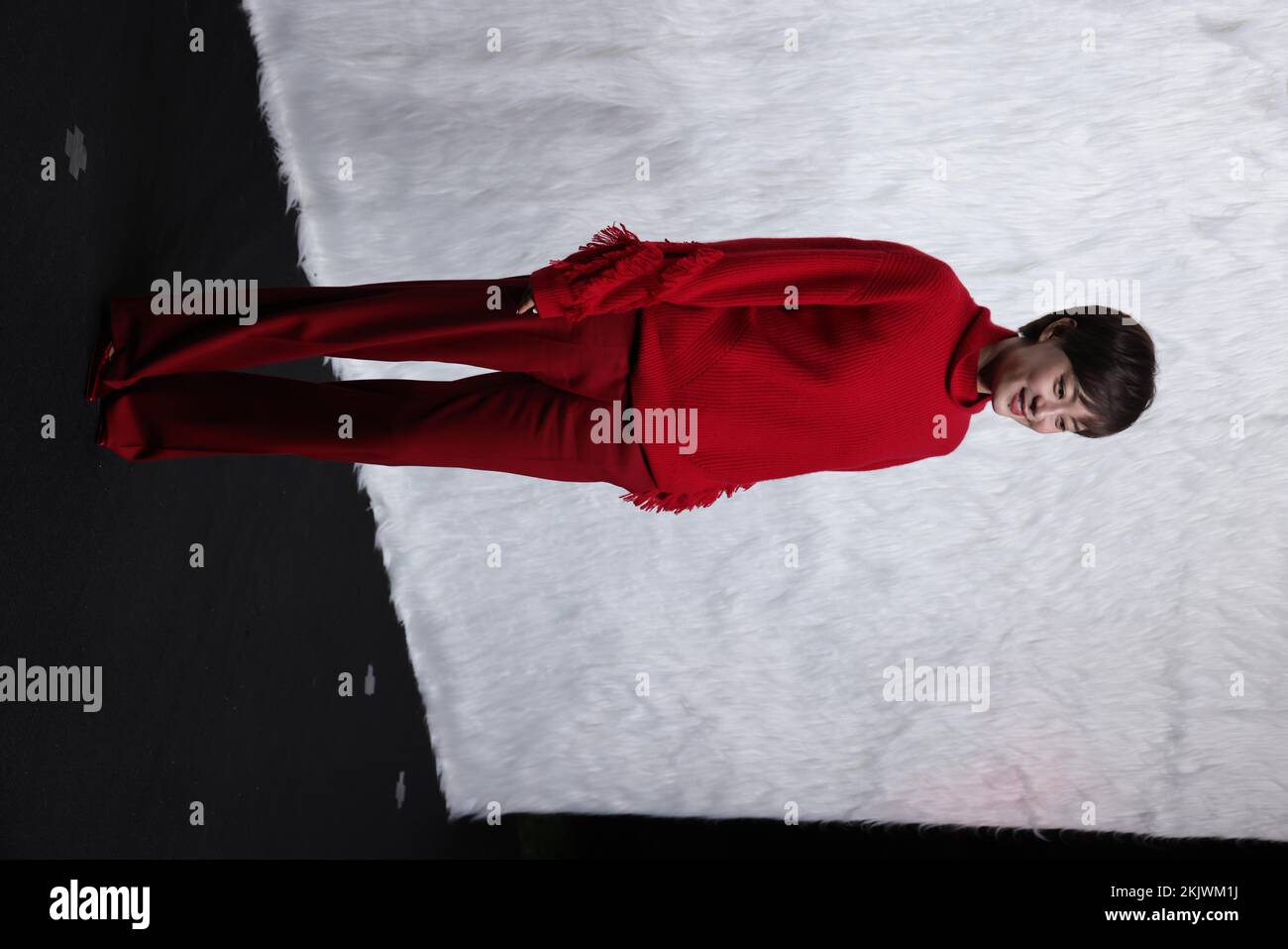 Chinese actress Sun Li attended the ERDOS 1980 activity in Shanghai ...