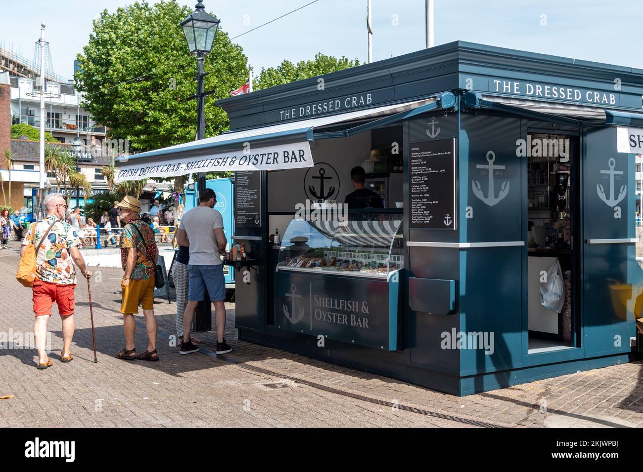 The Dressed Crab, a seafood street food stall in Torquay, Devon, UK ...