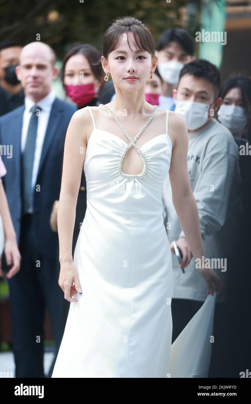 Chinese actress and singer Jenny Zhang attended the BVLGARI activity in ...