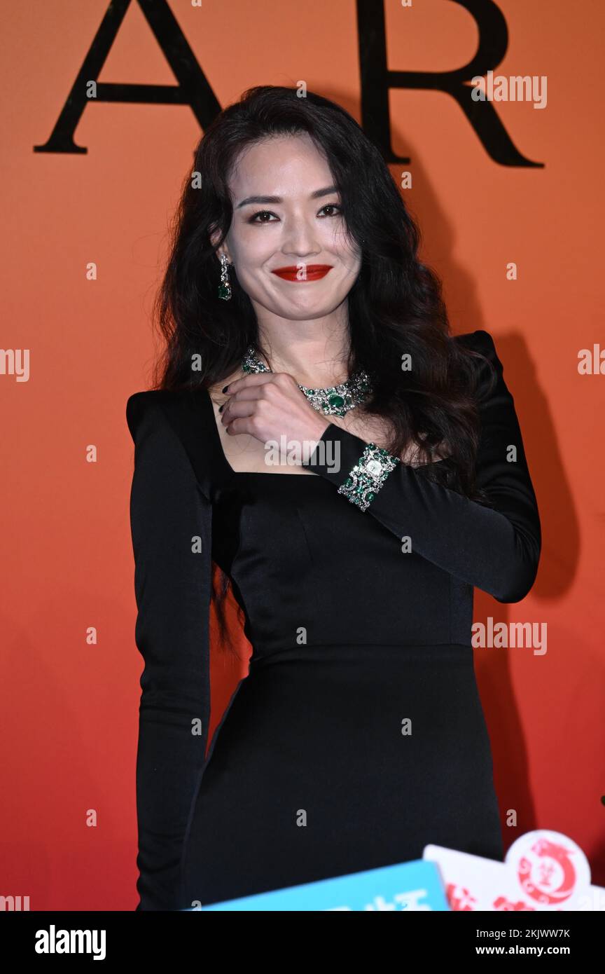 Hong Kong-Taiwanese actress and model Shu Qi attended the BVLGARI activity in Shanghai, China ...