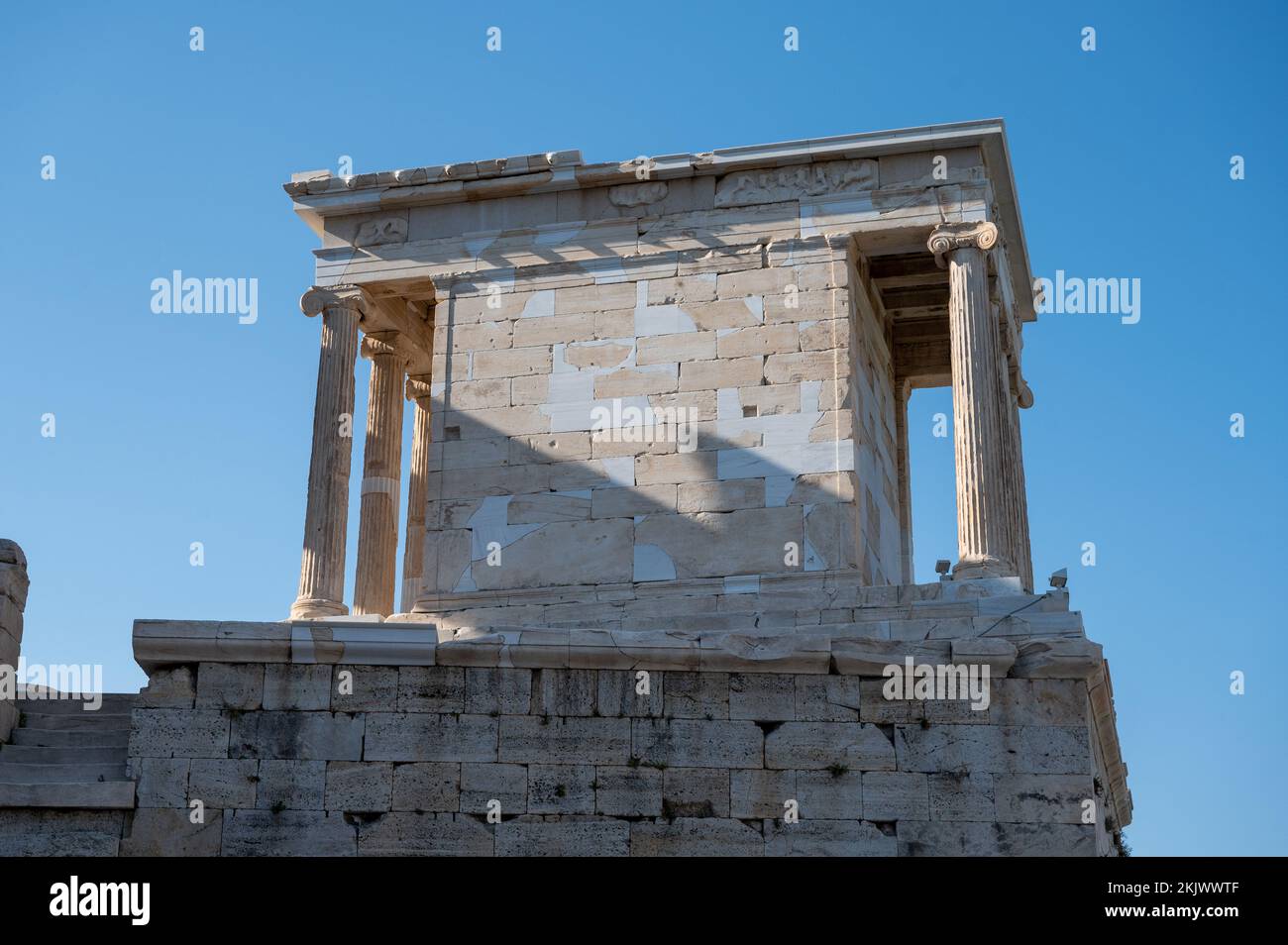 The Temple of Athena Nike on the Acropolis of Athens Stock Photo - Alamy