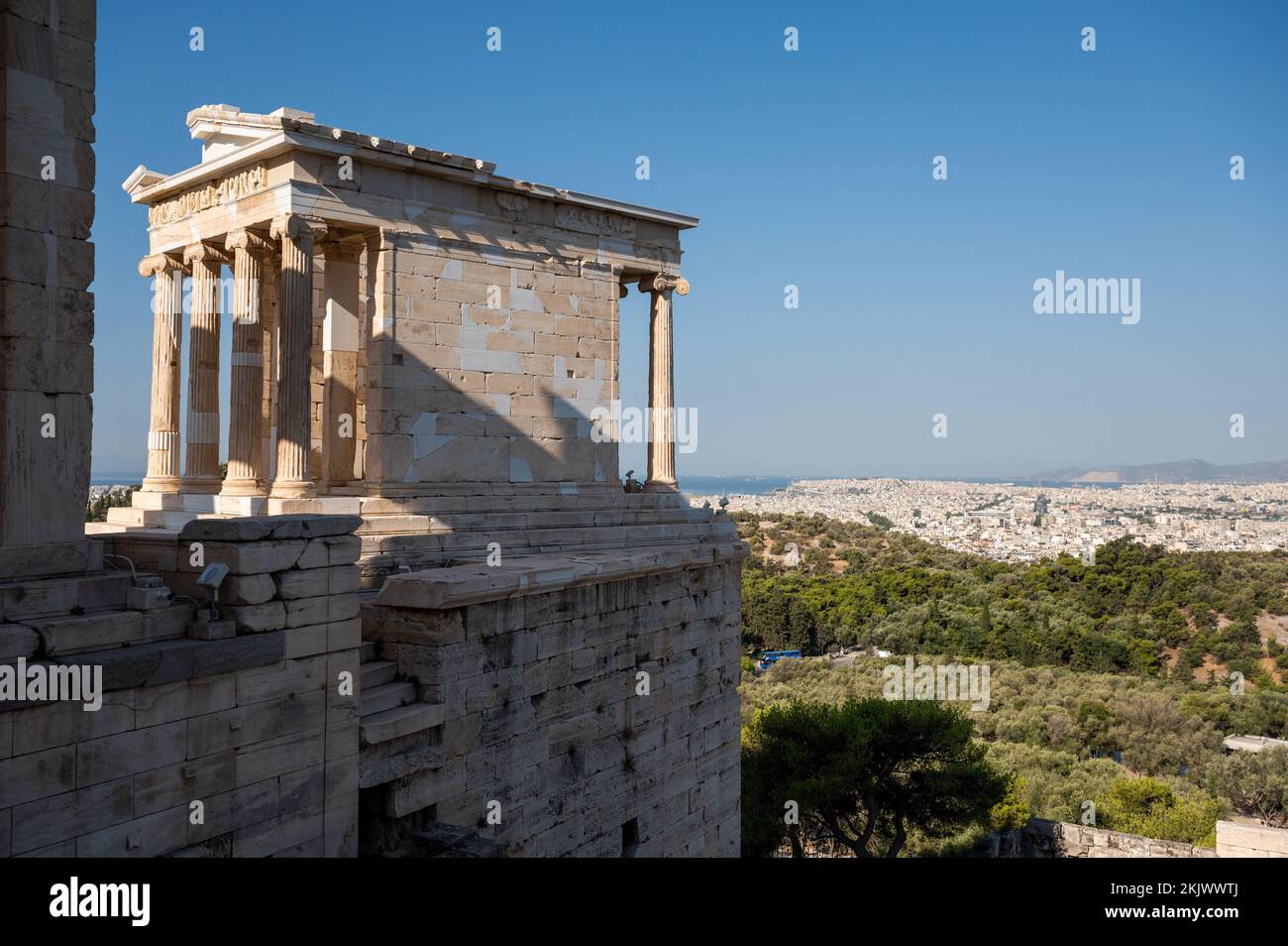 The Temple of Athena Nike on the Acropolis of Athens Stock Photo - Alamy