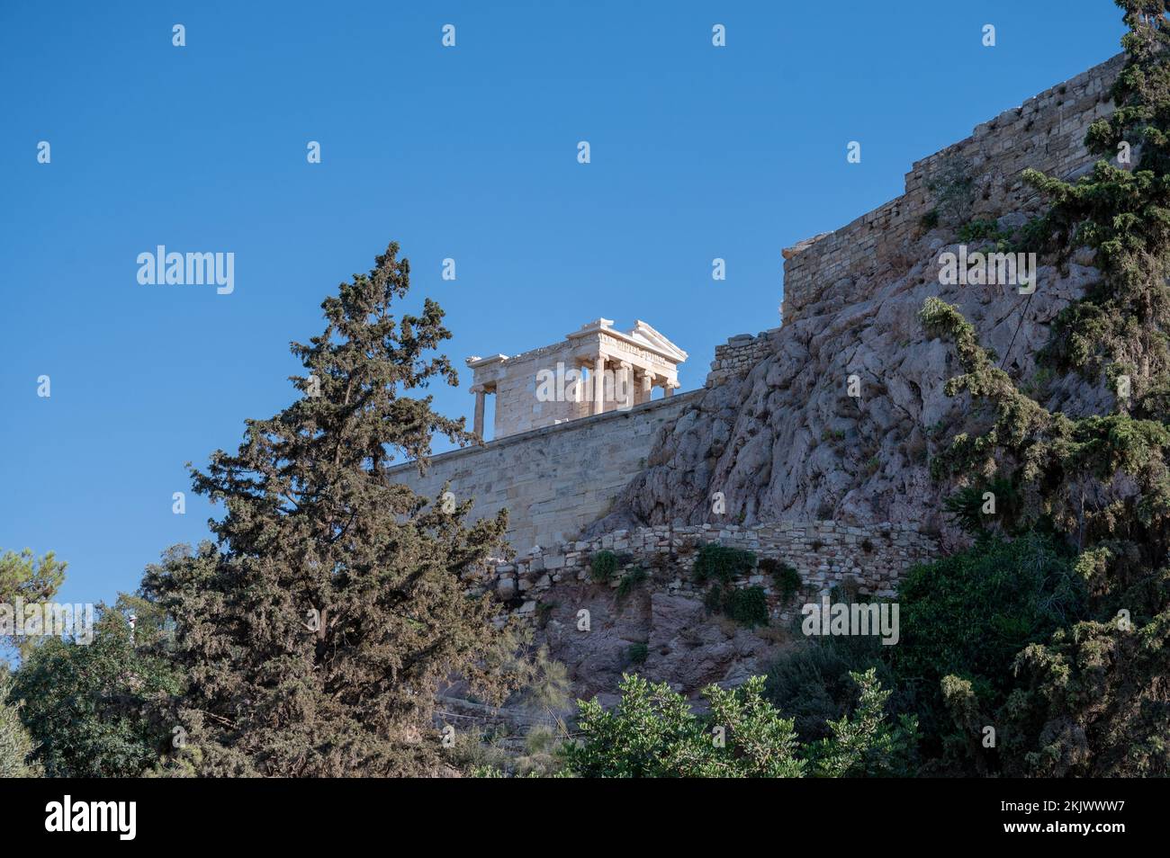 The Temple of Athena Nike on the Acropolis of Athens Stock Photo - Alamy