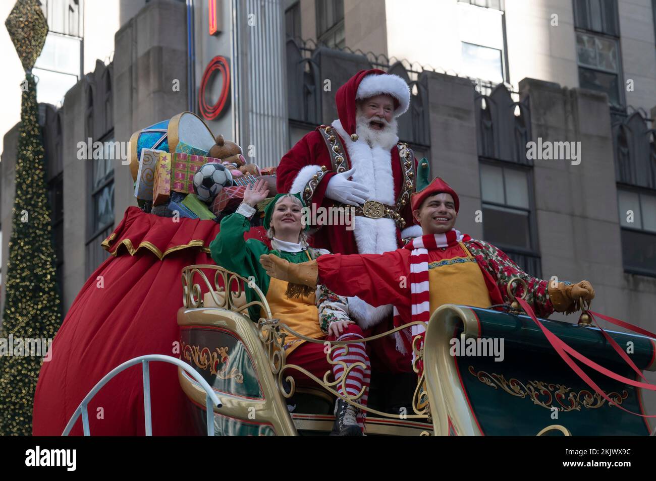 New York Usa 24th Nov 2022 New York New York November 24 Santa