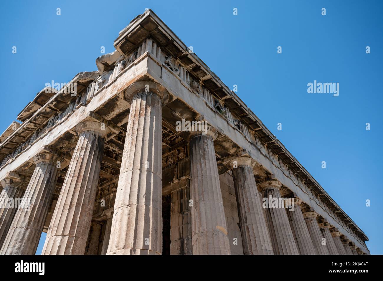 The ancient greek temple in Athens, Greece Stock Photo - Alamy