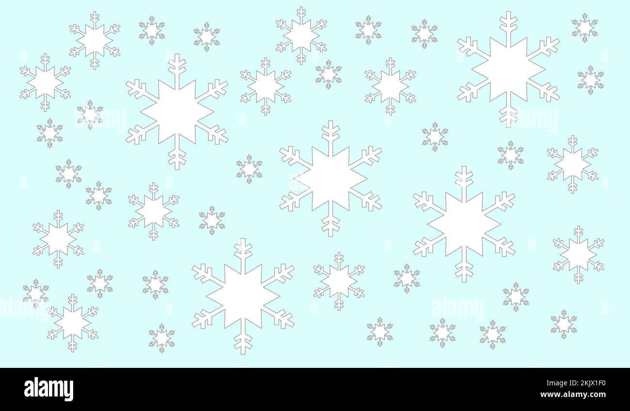 Printed snow crystal hi-res stock photography and images - Alamy