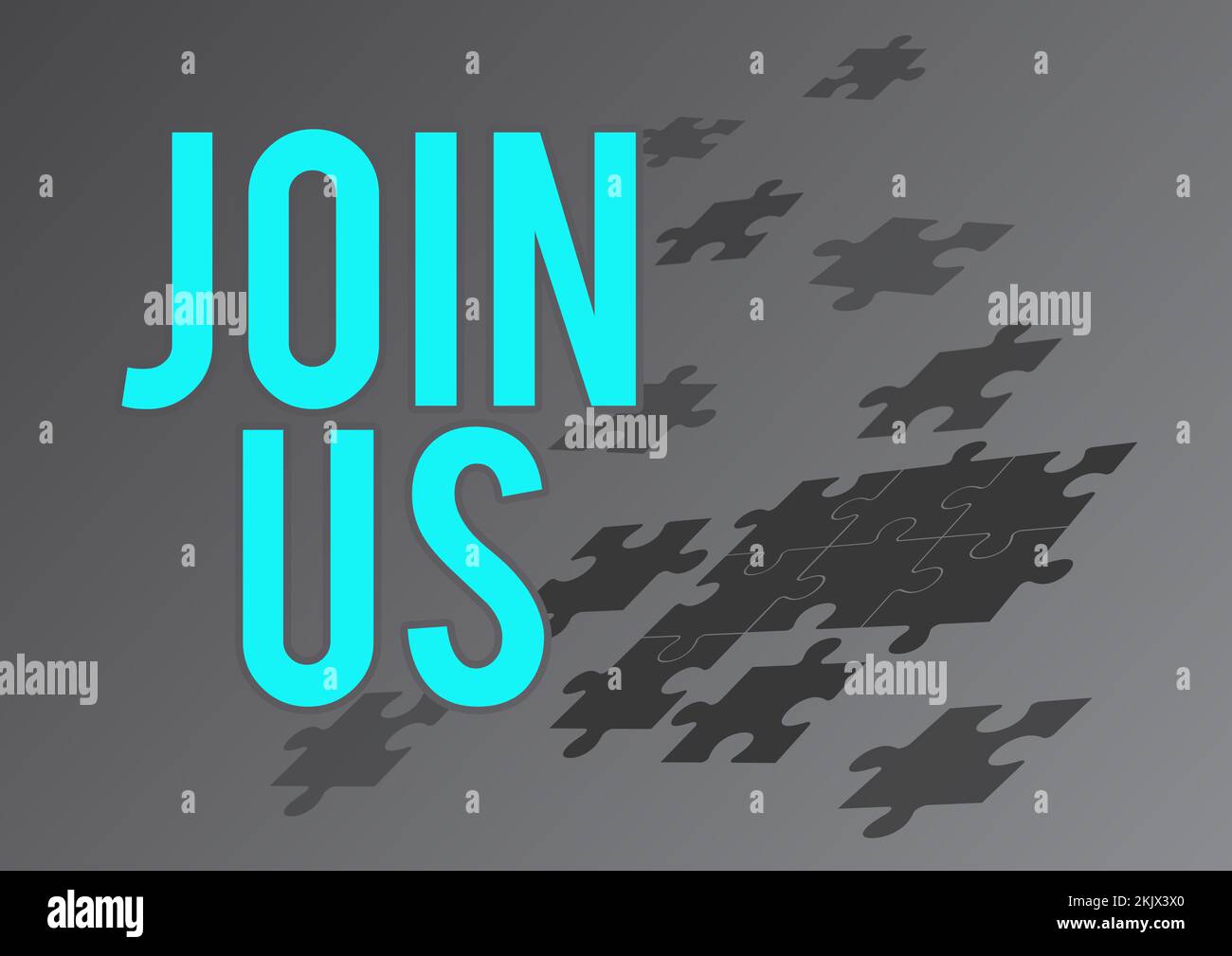 Text caption presenting Join Us. Business approach Register in ...