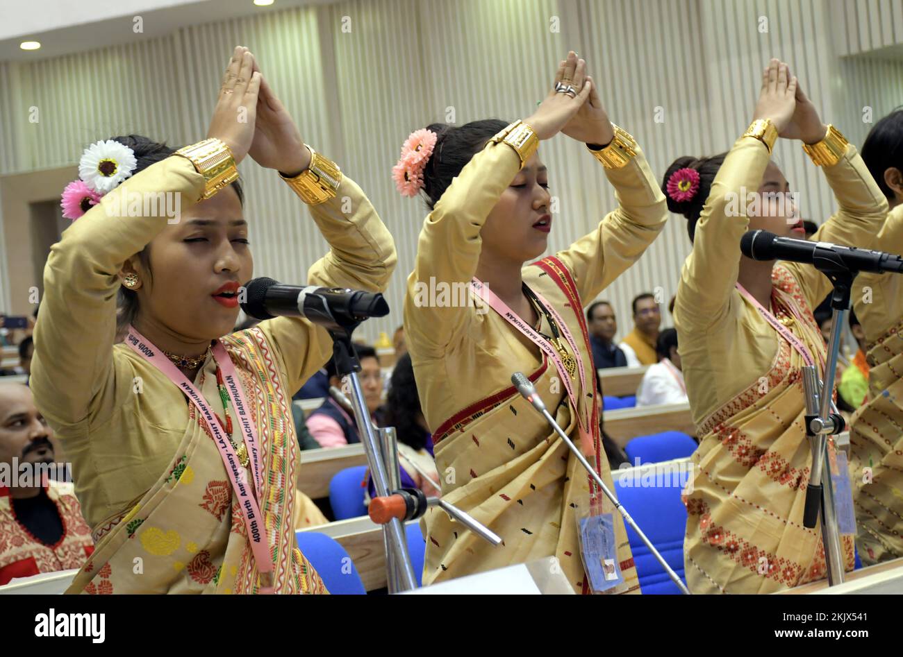 New Delhi, New Delhi, India. 25th Nov, 2022. Assam folk singer ...