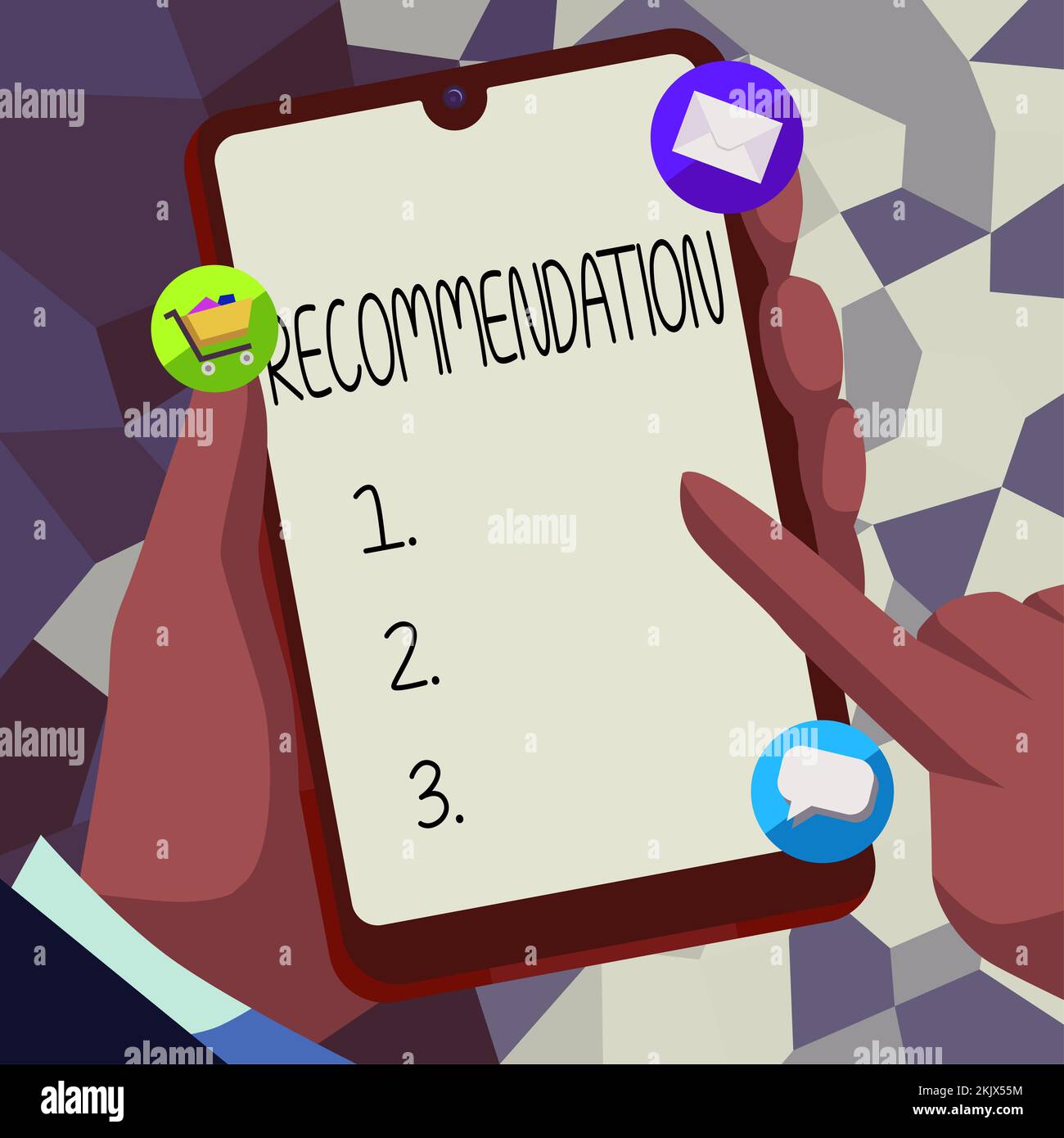 Conceptual display Recommendation. Concept meaning Proposal as to the ...