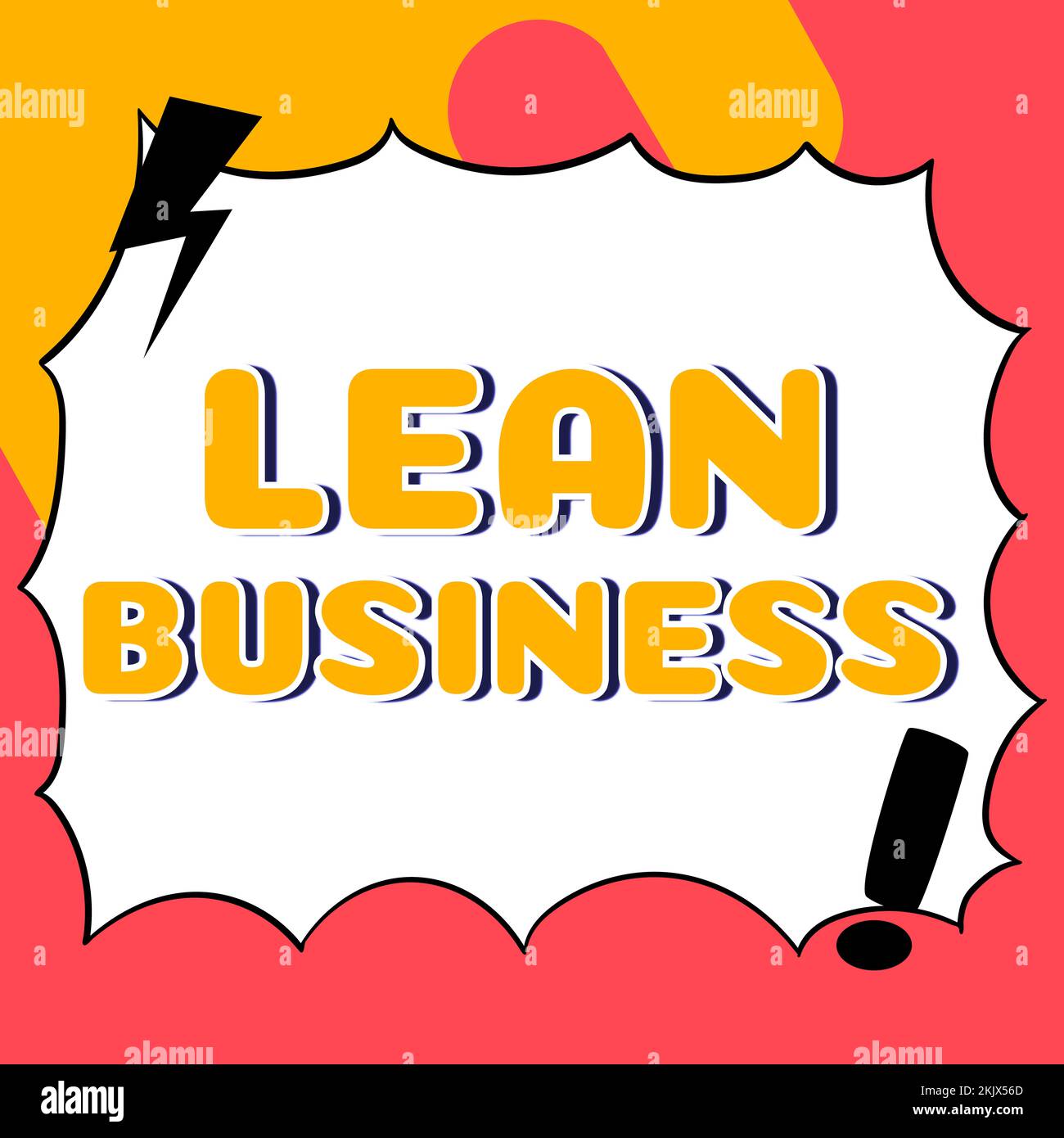 Hand writing sign Lean Business. Word Written on improvement of waste ...