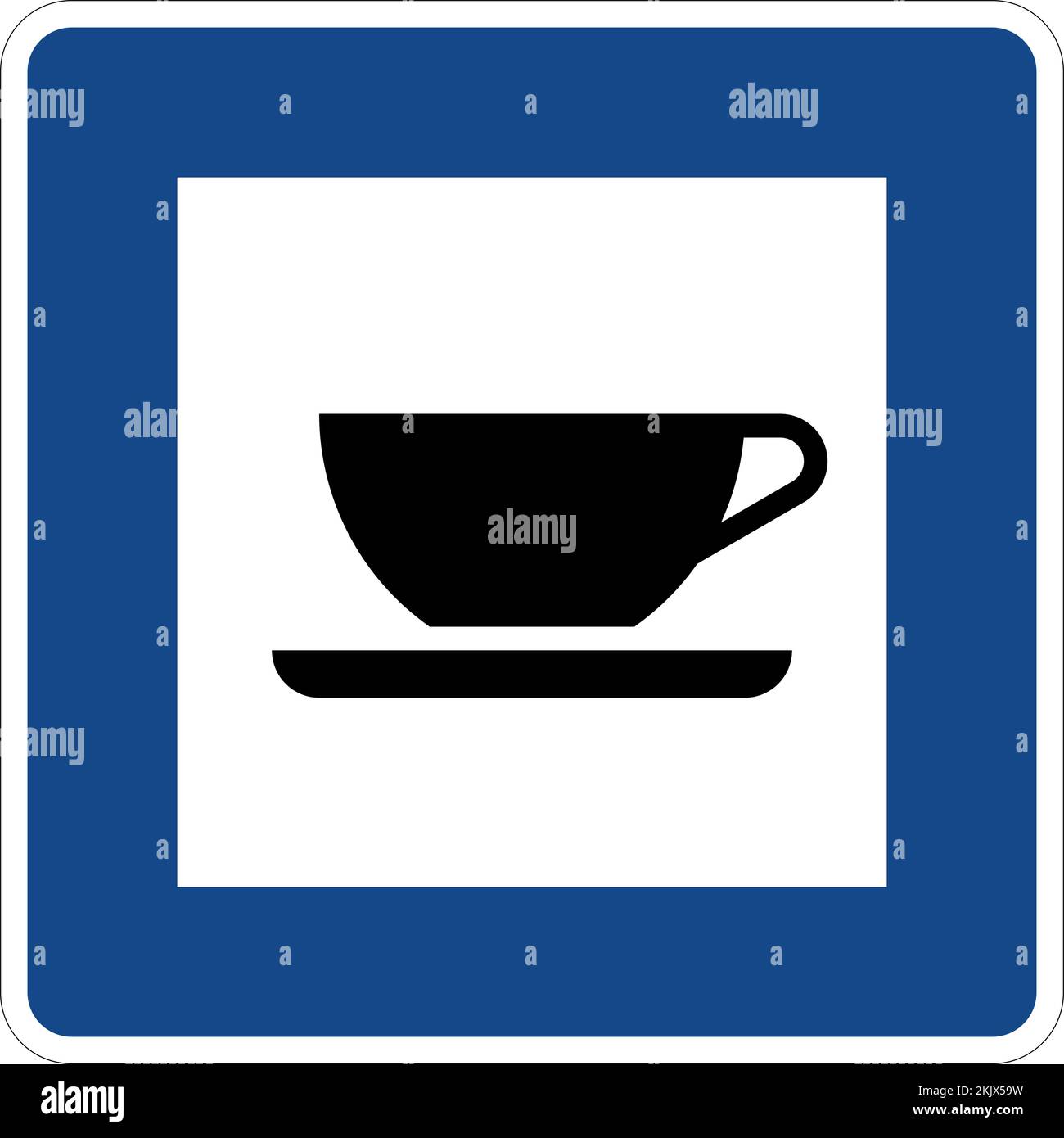 Autobahn snack machine sign, Service Signs, road signs germany Stock ...