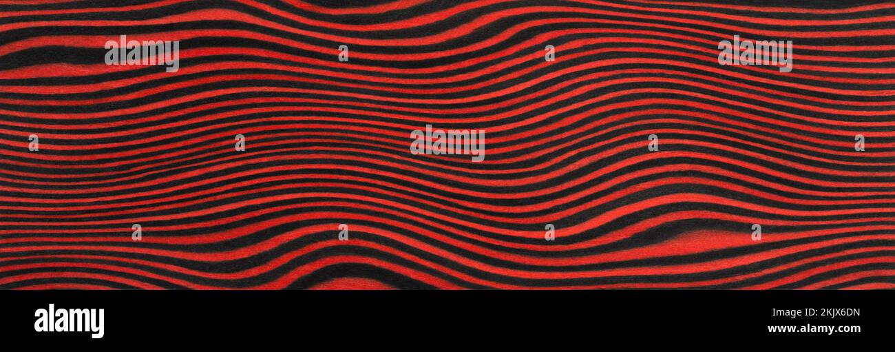 Red and Black Zebrano Exotic wood panel texture pattern Stock Photo - Alamy