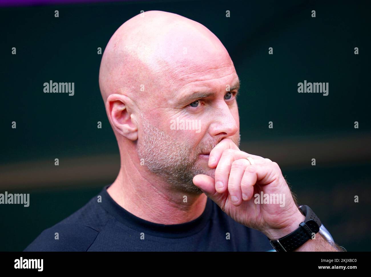 Wales manager Rob Page ahead of the FIFA World Cup Group B match at the ...