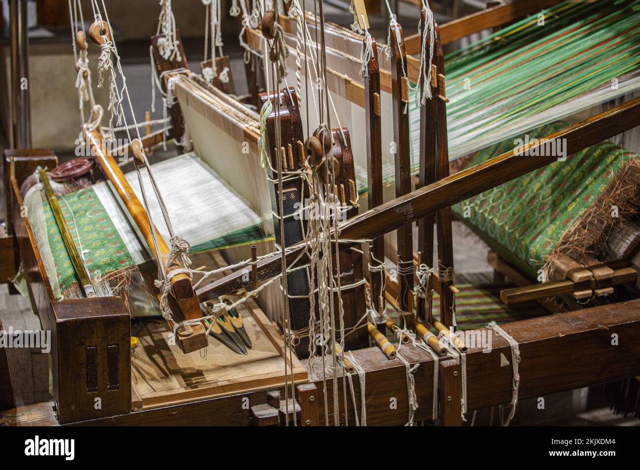 Silk making machine hi-res stock photography and images - Alamy