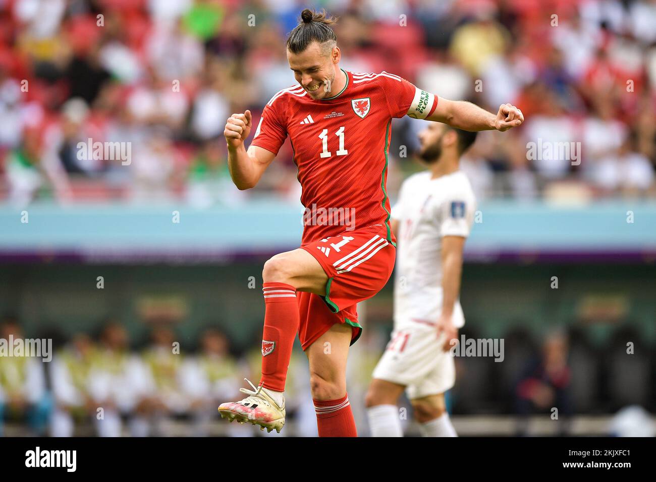 Doha, Qatar. 25th Nov, 2022. DOHA, QATAR - NOVEMBER 25: Gareth Bale of ...