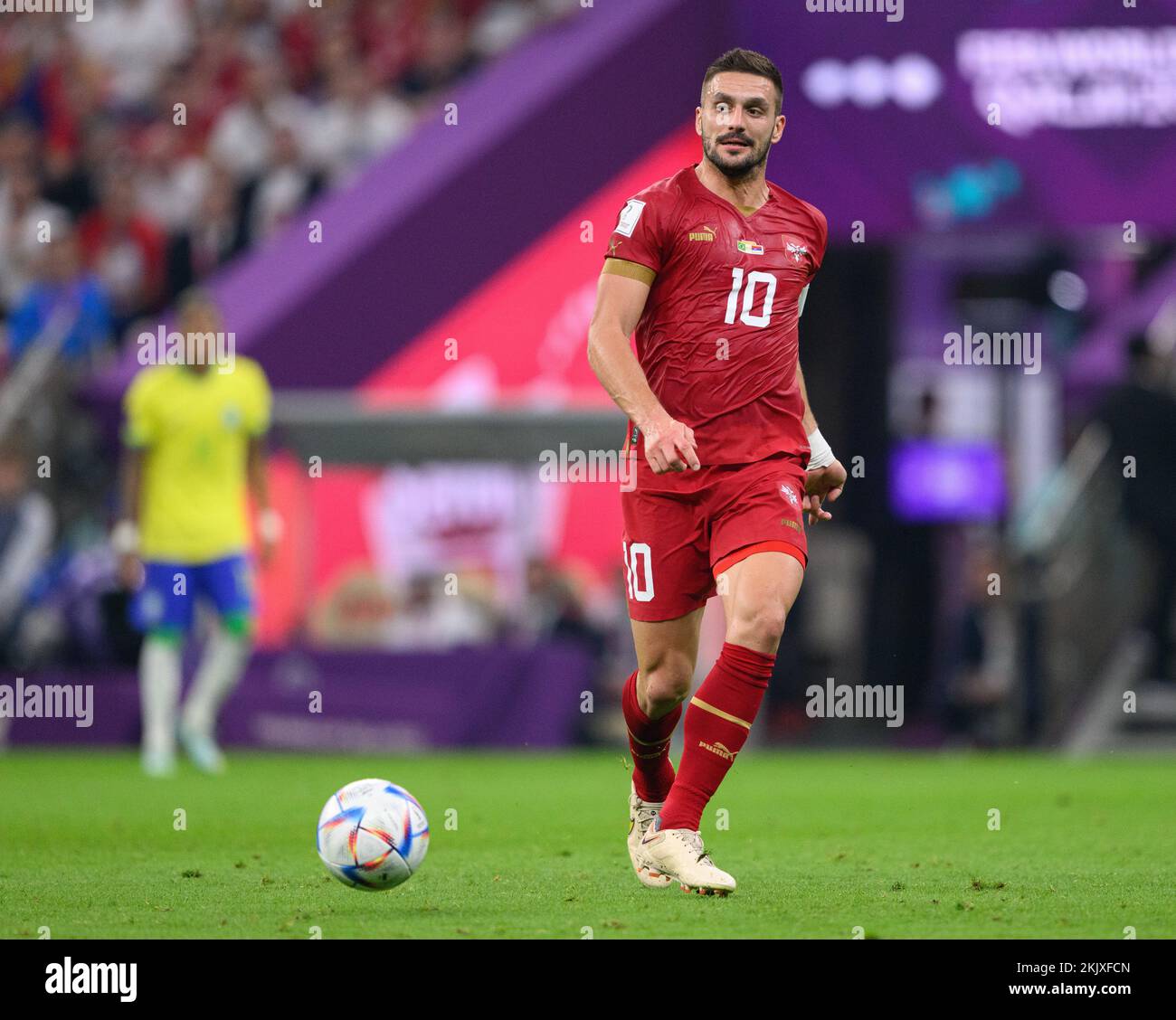 24 November 2022, Qatar, Lusail: Soccer: World Cup, Brazil - Serbia ...