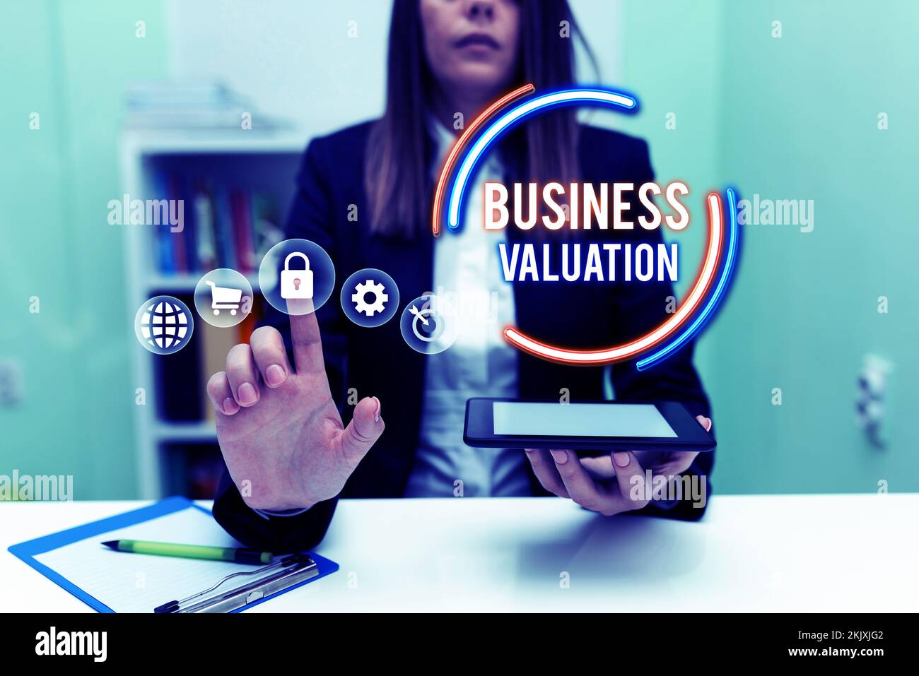 Text showing inspiration Business Valuation. Concept meaning ...