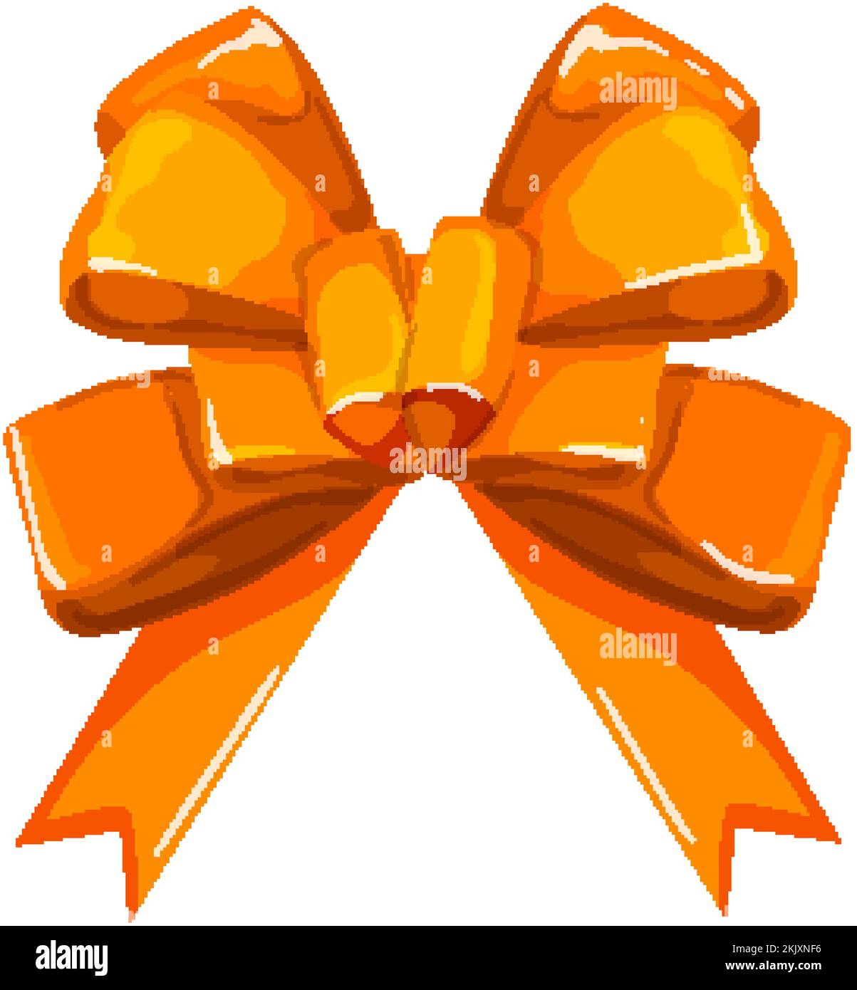 holiday bow ribbon cartoon vector illustration Stock Vector Image & Art ...