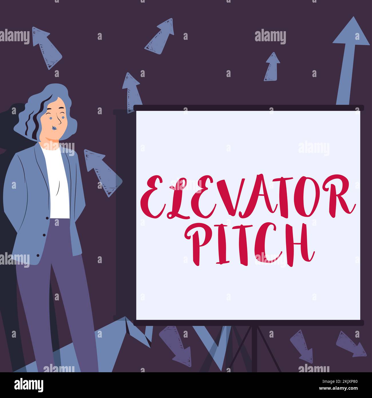 Conceptual display Elevator Pitch. Word for A persuasive sales pitch ...