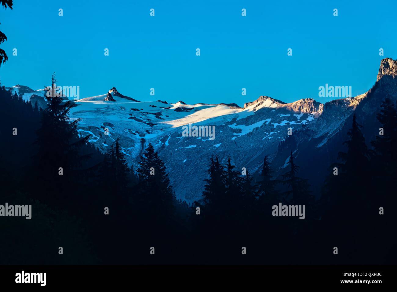 View of Glacier Peak, North Cascades, Pacific Crest Trail, Washington, USA Stock Photo - Alamy