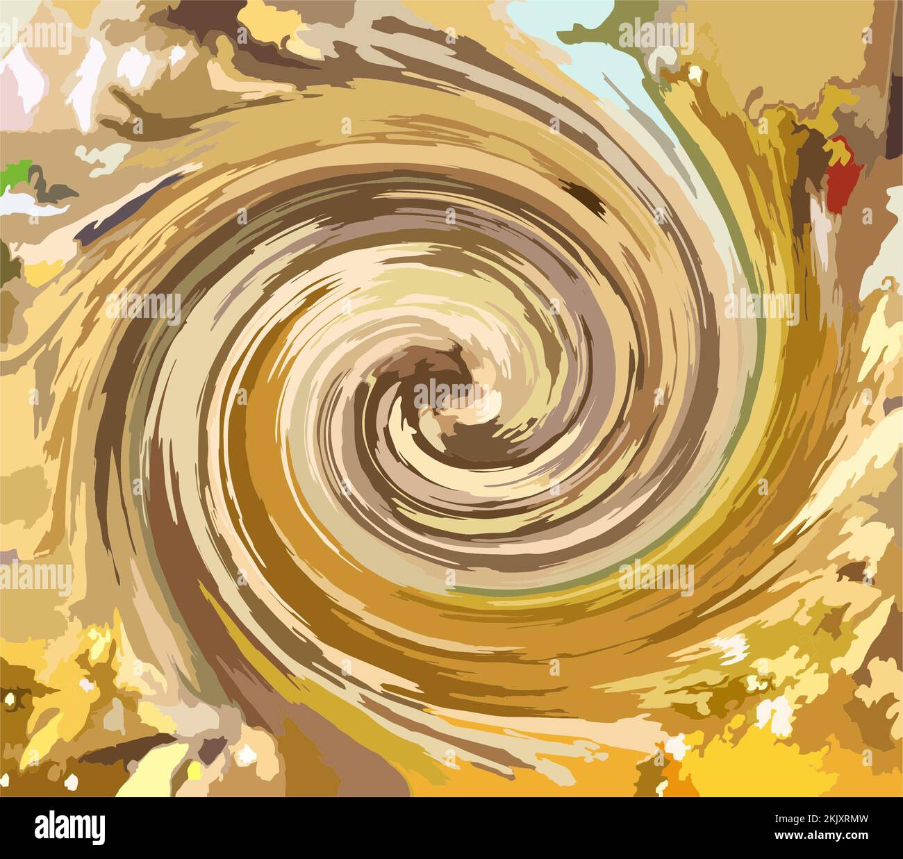 Vortex background in golden key for textures or interior solutions ...