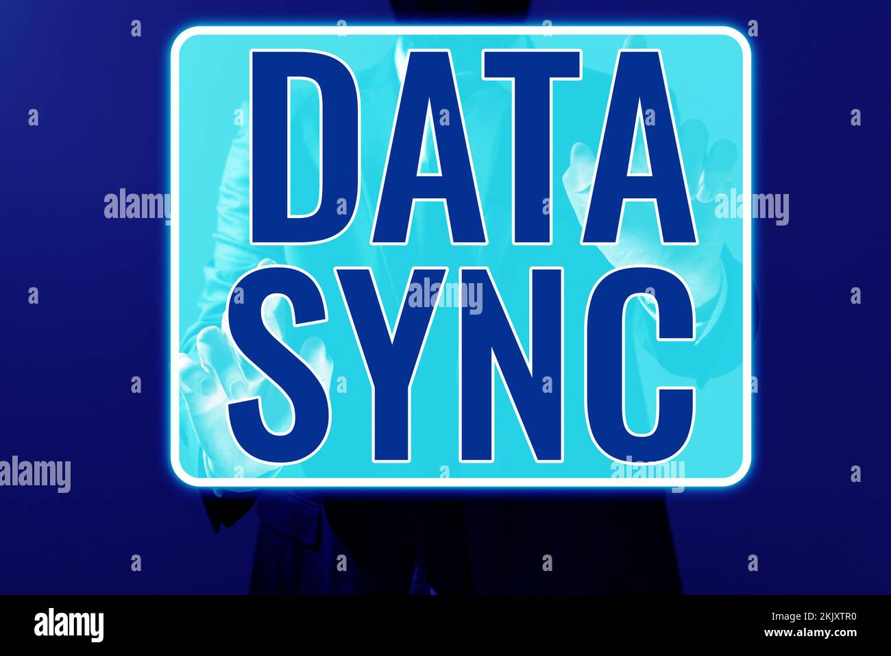 Inspiration showing sign Data Sync. Conceptual photo data that is continuously generated by ...