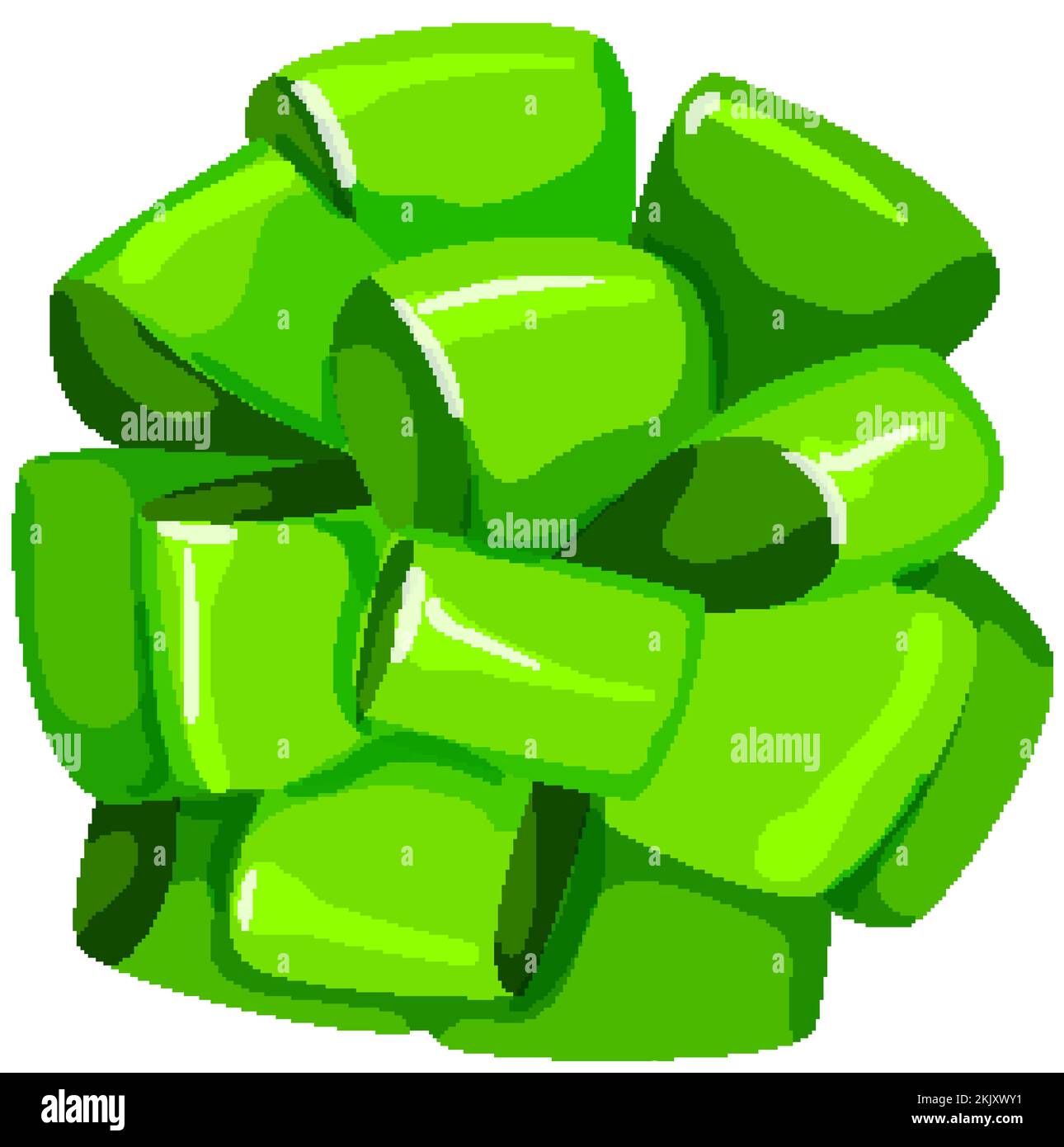 christmas bow ribbon cartoon vector illustration Stock Vector Image ...