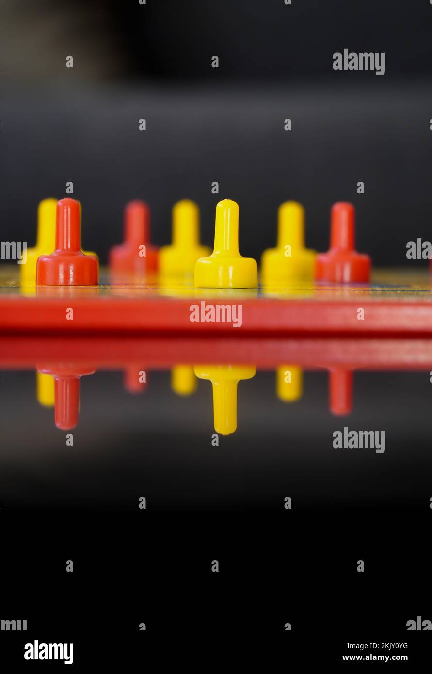 board game with colorful figures indoor. Intelligence and strategy ... board game with colorful figures indoor. Intelligence and strategy ...