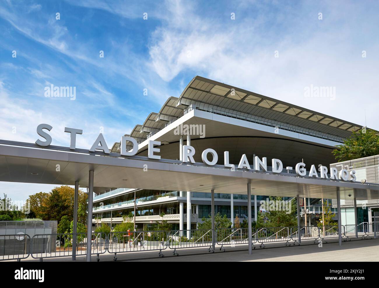 Visiting Roland Garros tennis complex in Paris Stock Photo - Alamy