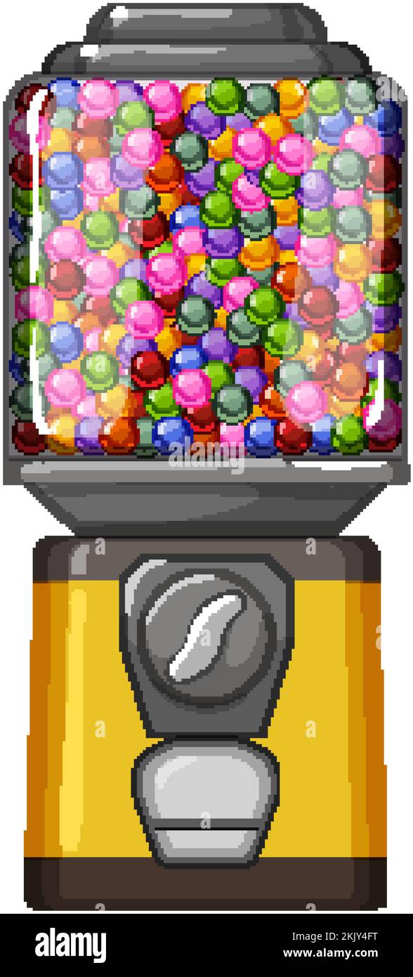 Vending bubblegum machine cartoon hi-res stock photography and images ...