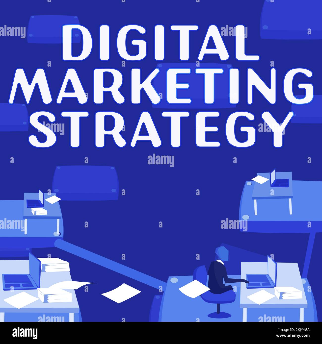 Text showing inspiration Digital Marketing Strategy. Concept meaning ...