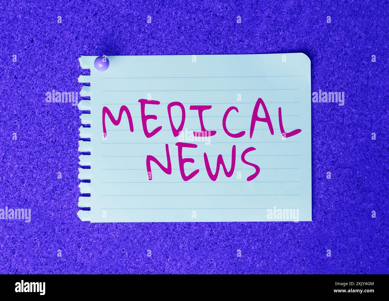 Conceptual display Medical News. Business approach report or noteworthy ...