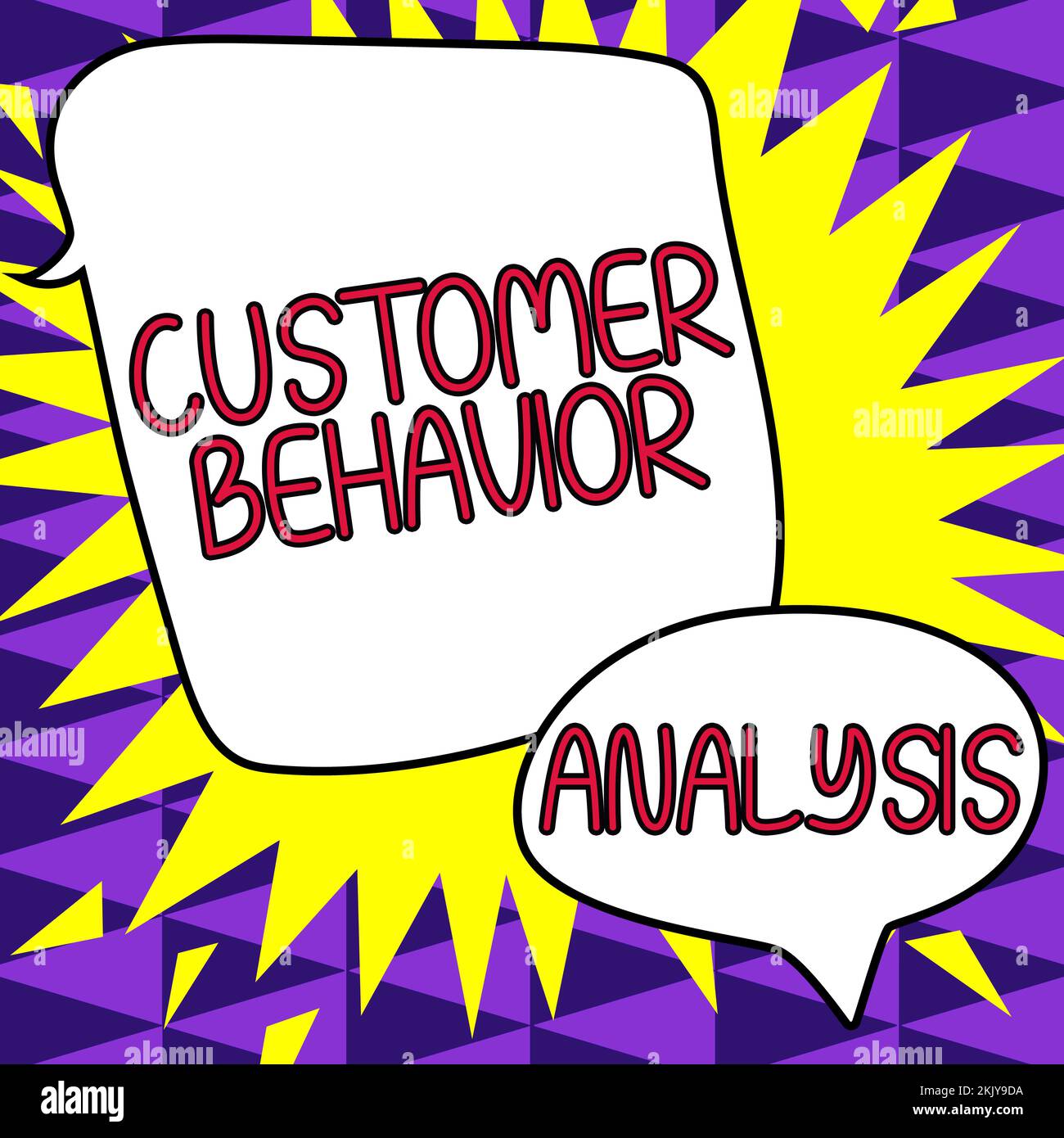 Sign displaying Customer Behavior Analysis. Business idea buying ...