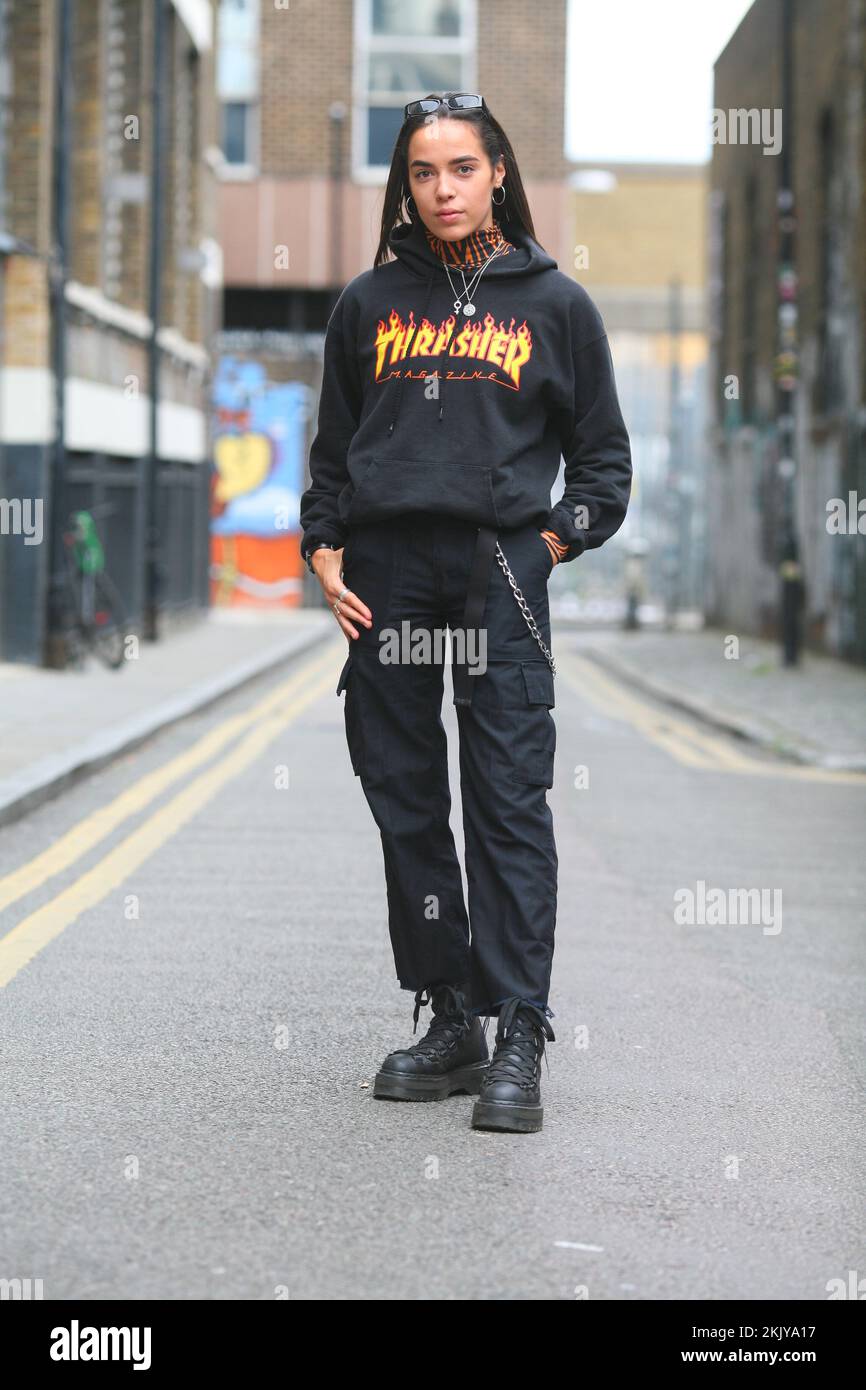 Young man street style in London Stock Photo - Alamy