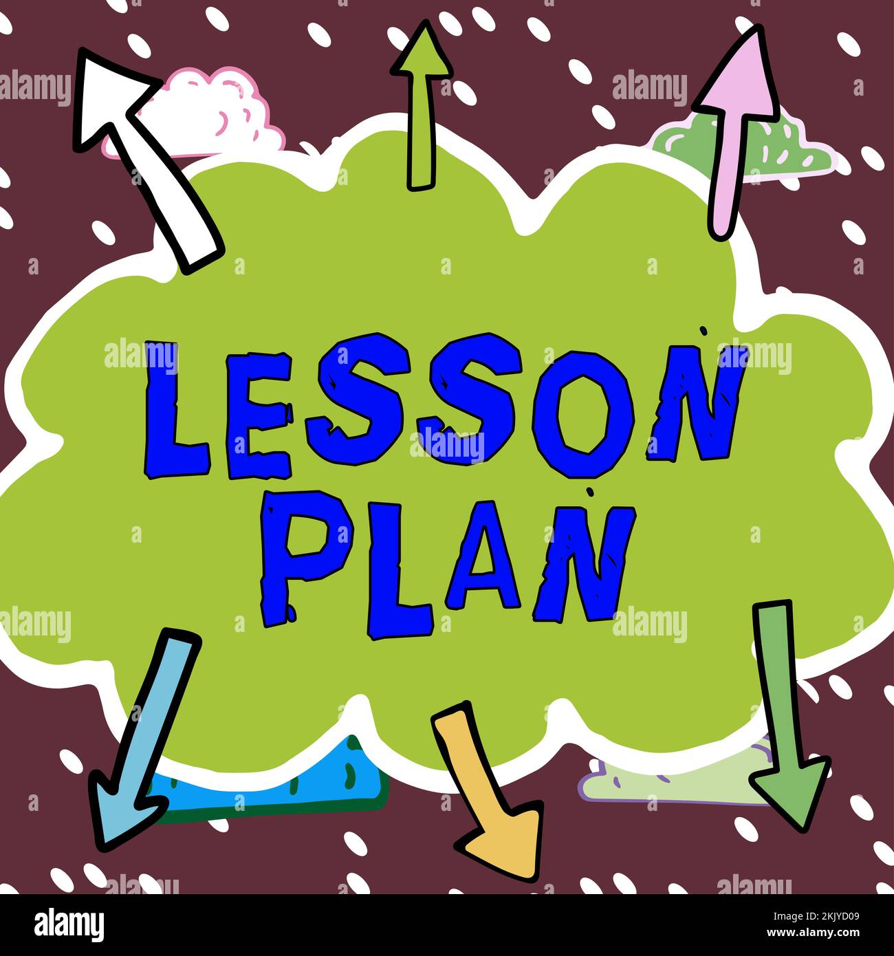 Inspiration showing sign Lesson Plan. Business showcase a teacher's ...