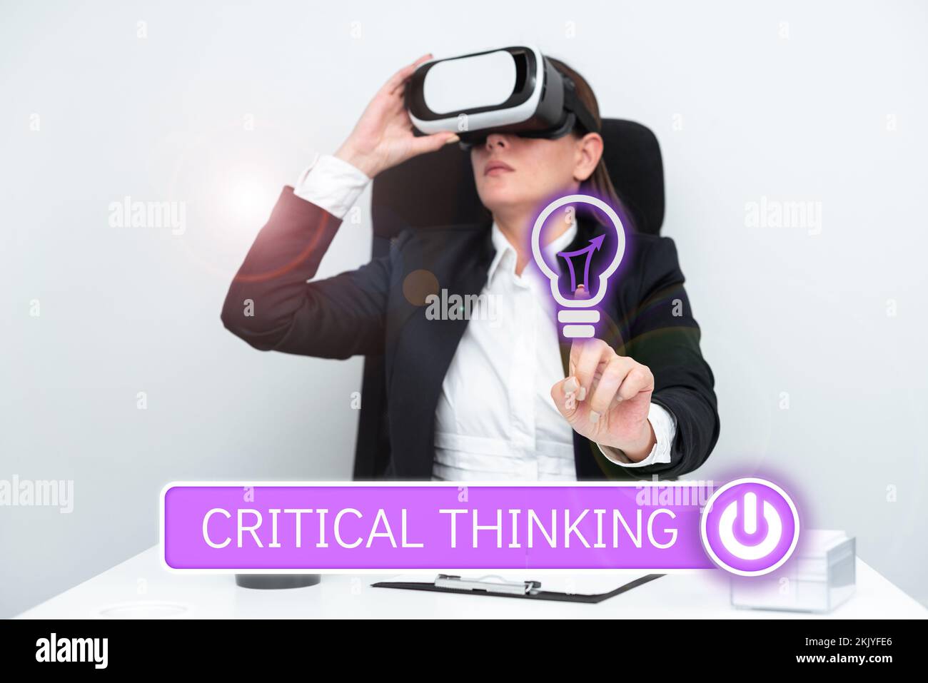 Sign Displaying Critical Thinking Concept Meaning Sequence Of Stages