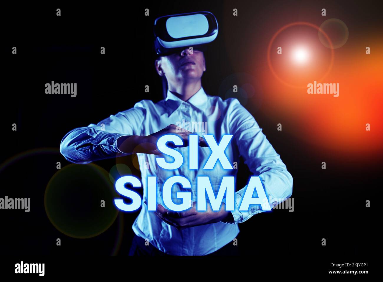 Text showing inspiration Six Sigma. Internet Concept management ...