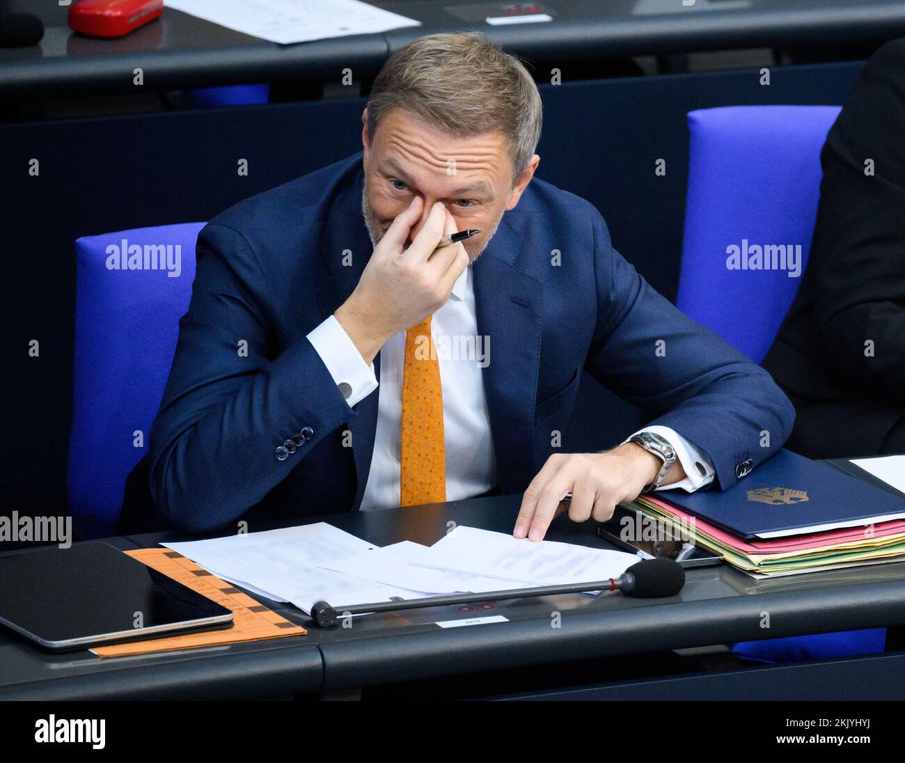 Berlin, Germany. 25th Nov, 2022. Christian Lindner (FDP), Federal ...