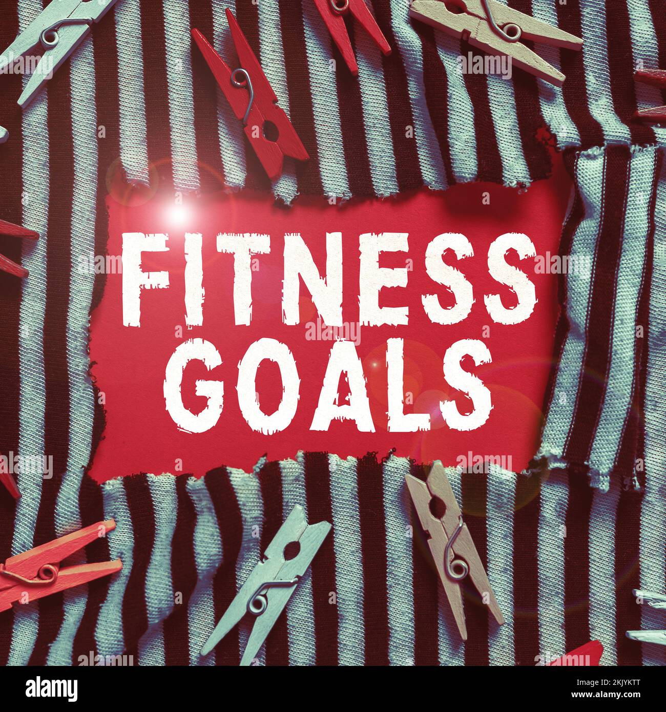 Conceptual display Fitness Goals. Business approach Loose fat Build ...