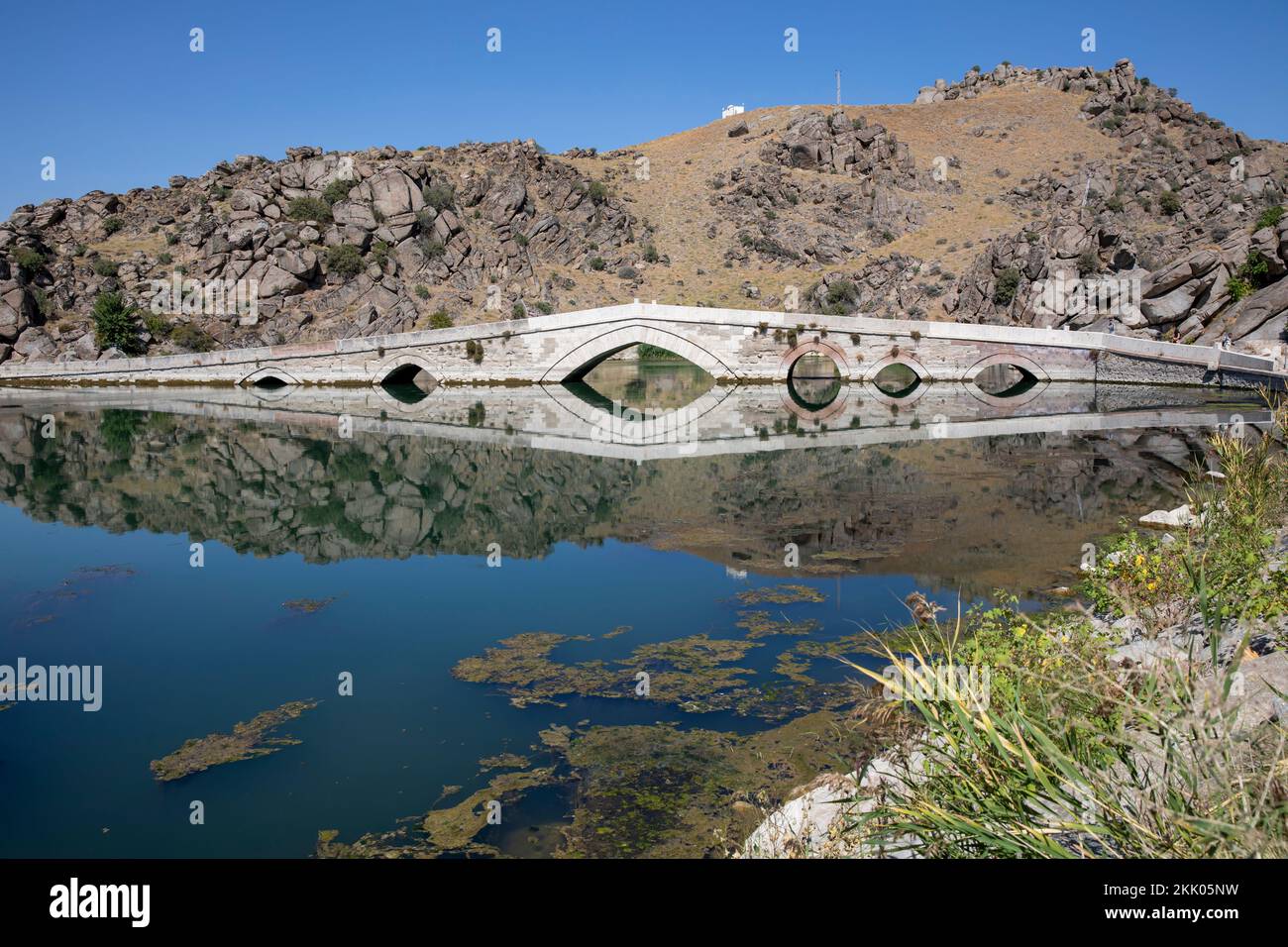 stone bridge for irrigation;historic arched bridge Stock Photo - Alamy