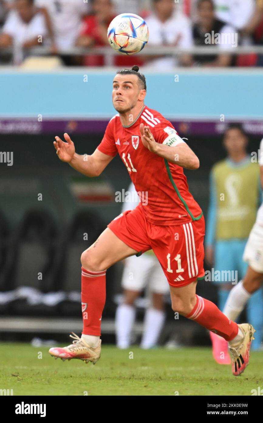 Al Rajjan, Qatar. 25th Nov, 2022. Soccer, Qatar 2022 World Cup, Wales ...