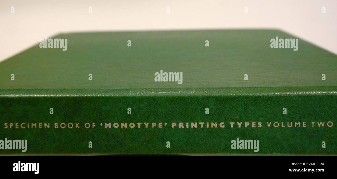 There is something very reassuring about these old typography specimen ...