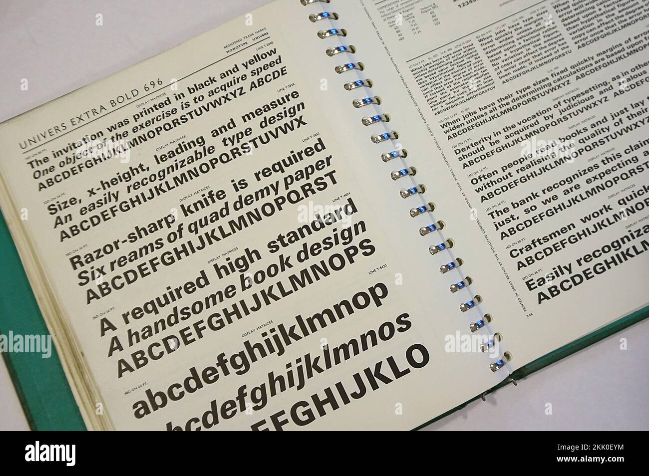 There is something very reassuring about these old typography specimen ...