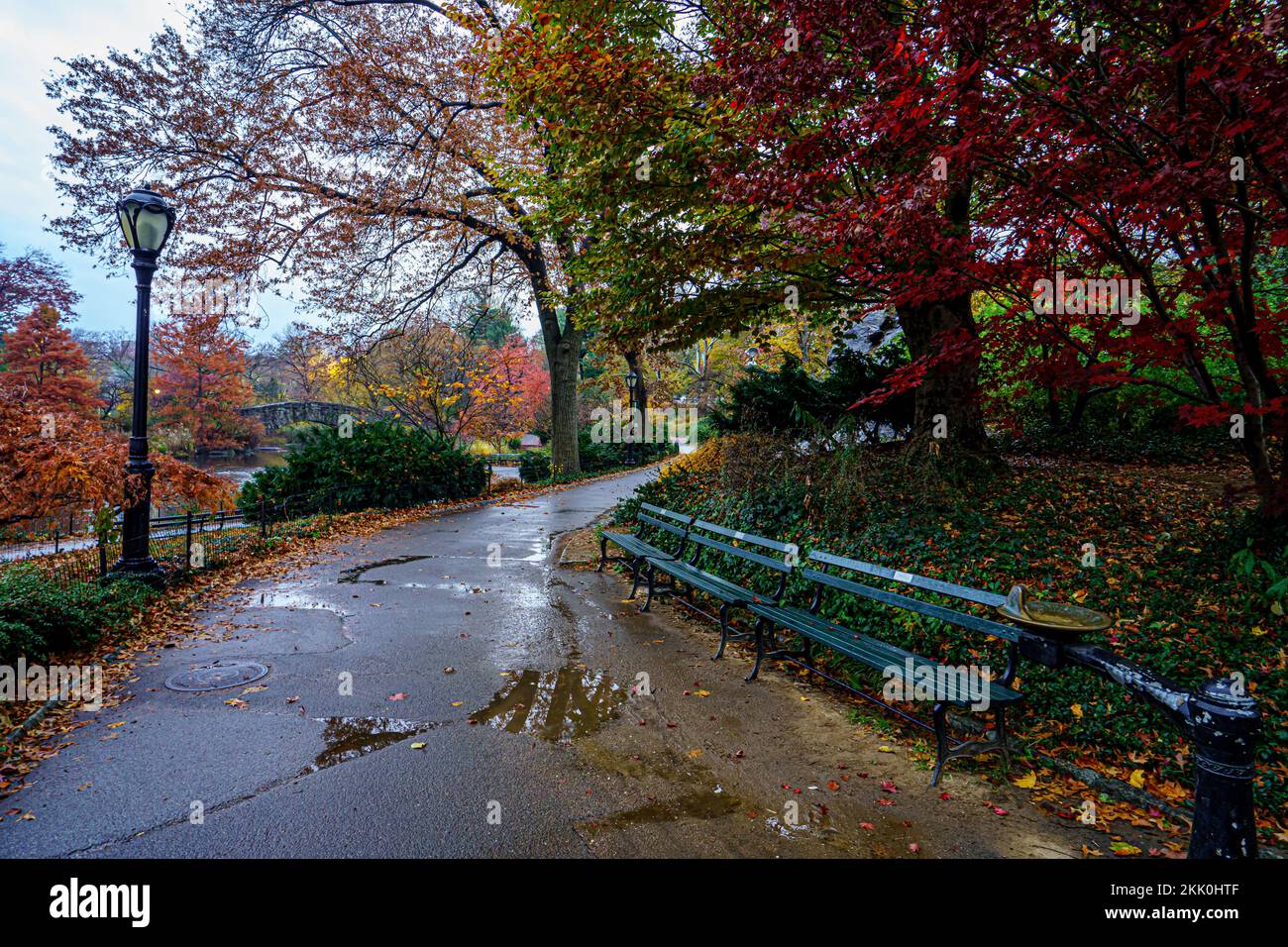 Gapstow Bridge in Central Park Stock Photo - Alamy