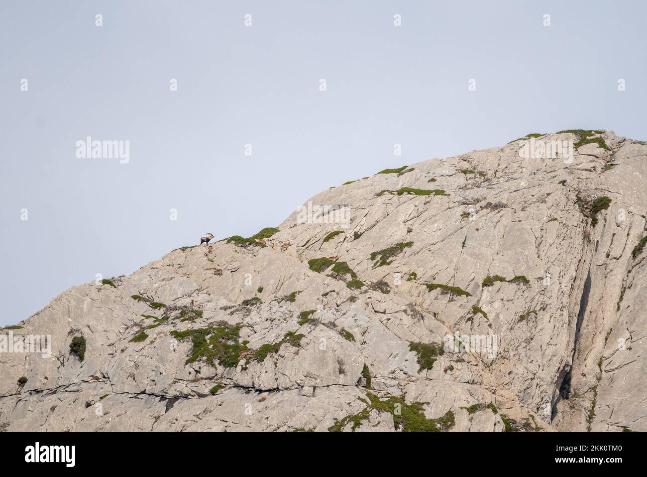 A beautiful landscape of a mountain in Valle de Anciles, Montes de Leon ...