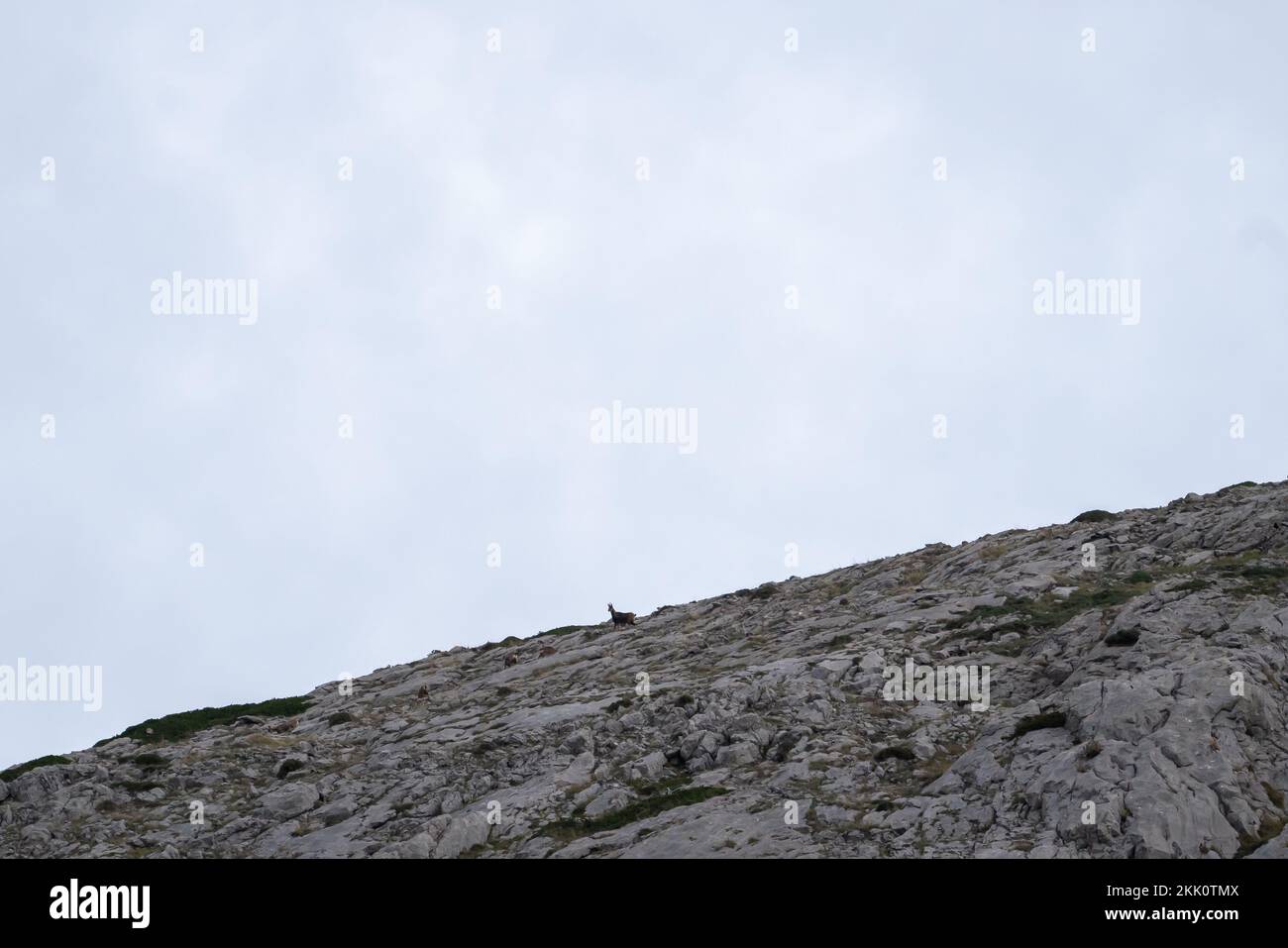 A beautiful landscape of a mountain in Valle de Anciles, Montes de Leon ...