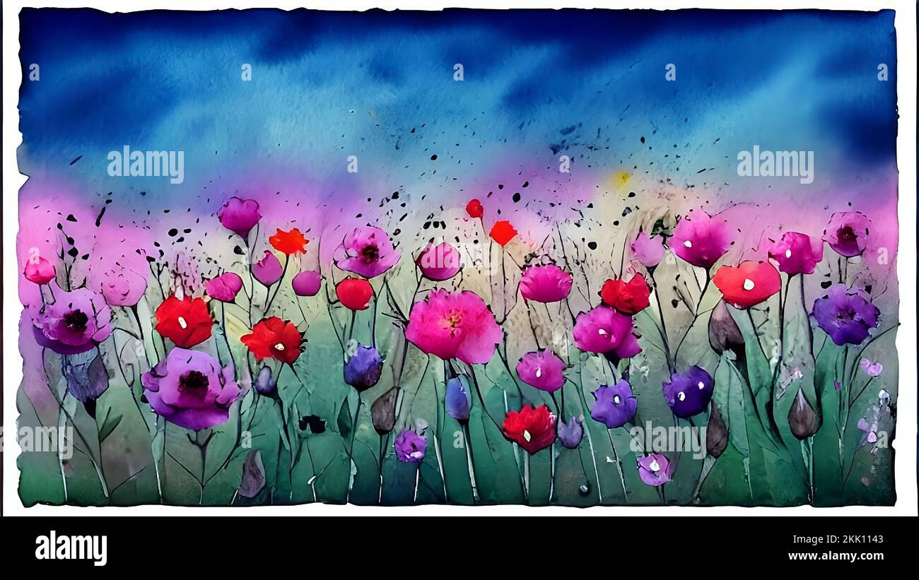 Jasmine tree painting hi-res stock photography and images - Alamy