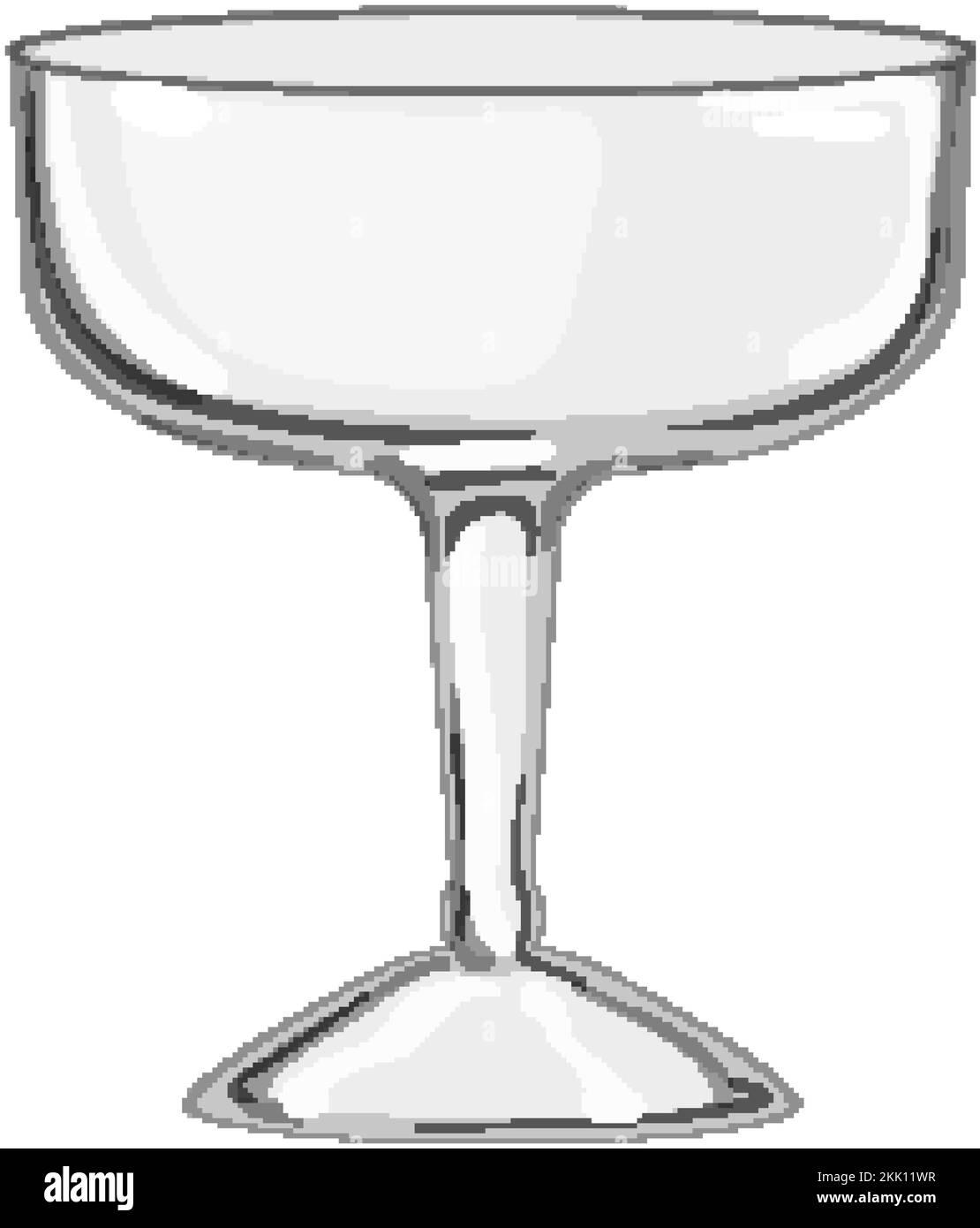 beverage cocktail glasses cartoon vector illustration Stock Vector ...